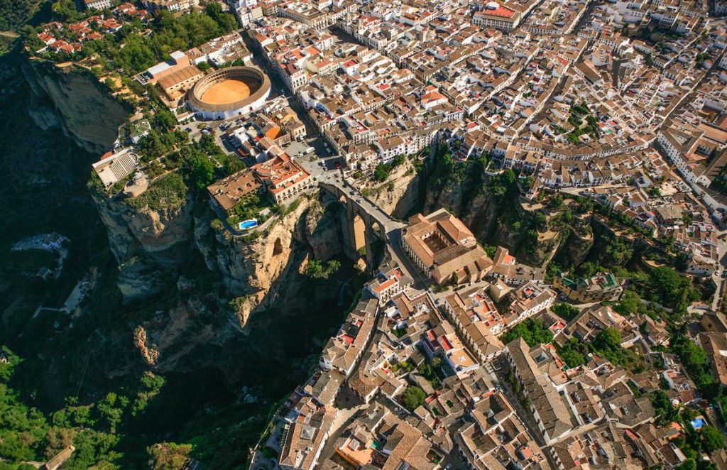 Aerial Pic of Ronda City in Malaga, Spain – PICS.PM